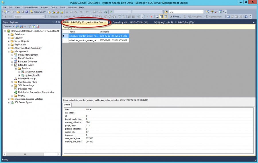 Using the Live Data Viewer in XE - Erin Stellato