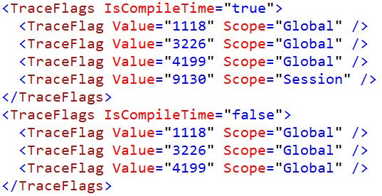 Trace Flag Information in Query Plans - Erin Stellato