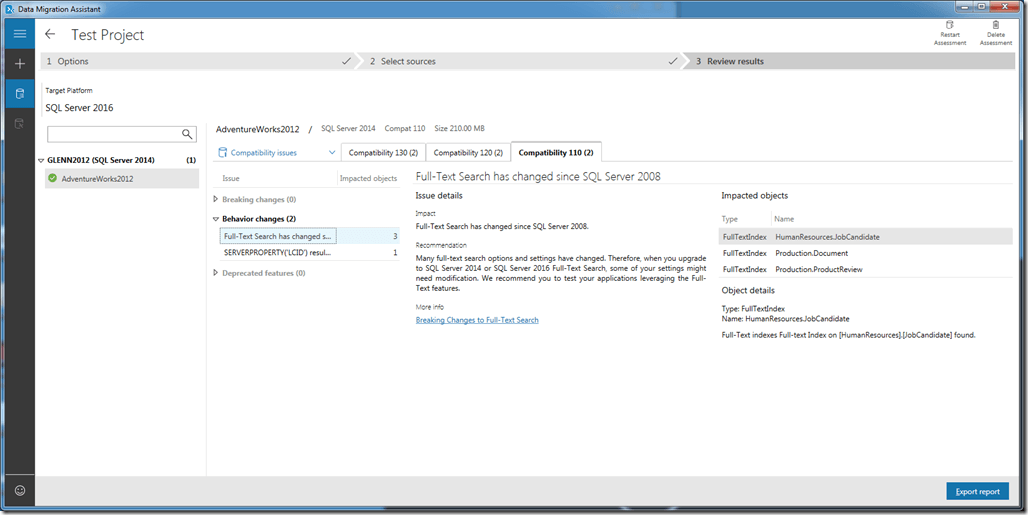 Upgrading SQL Server– Microsoft Data Migration Assistant 3.2 - Glenn Berry Upgrading SQL Server– Microsoft Data Migration Assistant 3.2 - Glenn Berry